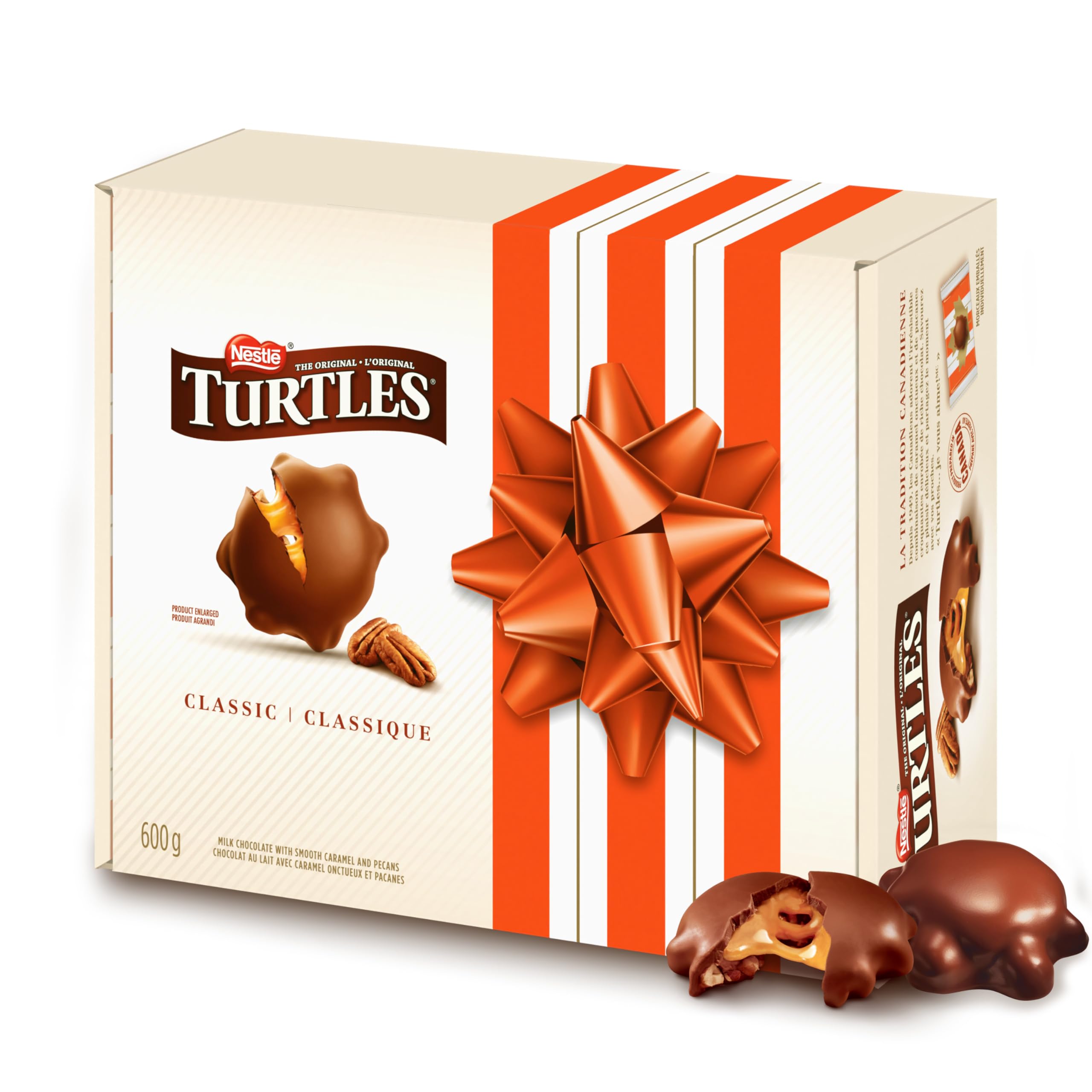 NEW TURTLES Giftbox, Caramel & Crunchy Pecans Draped In Rich Chocolate ...