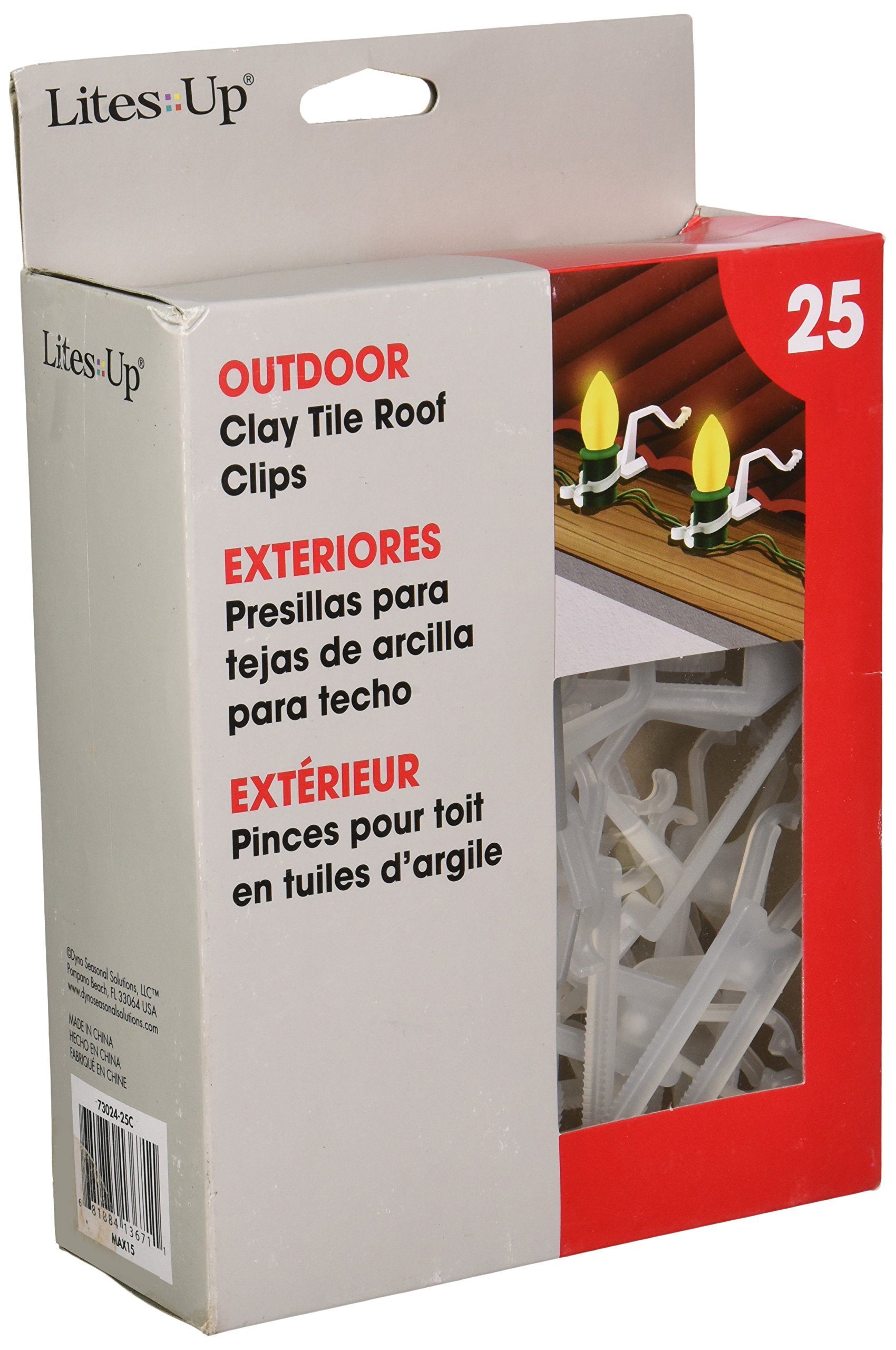 Amazon.com: DYNO SEASONAL SOLUTIONS 21410 25 Count Clay Tile Roof Clip ...