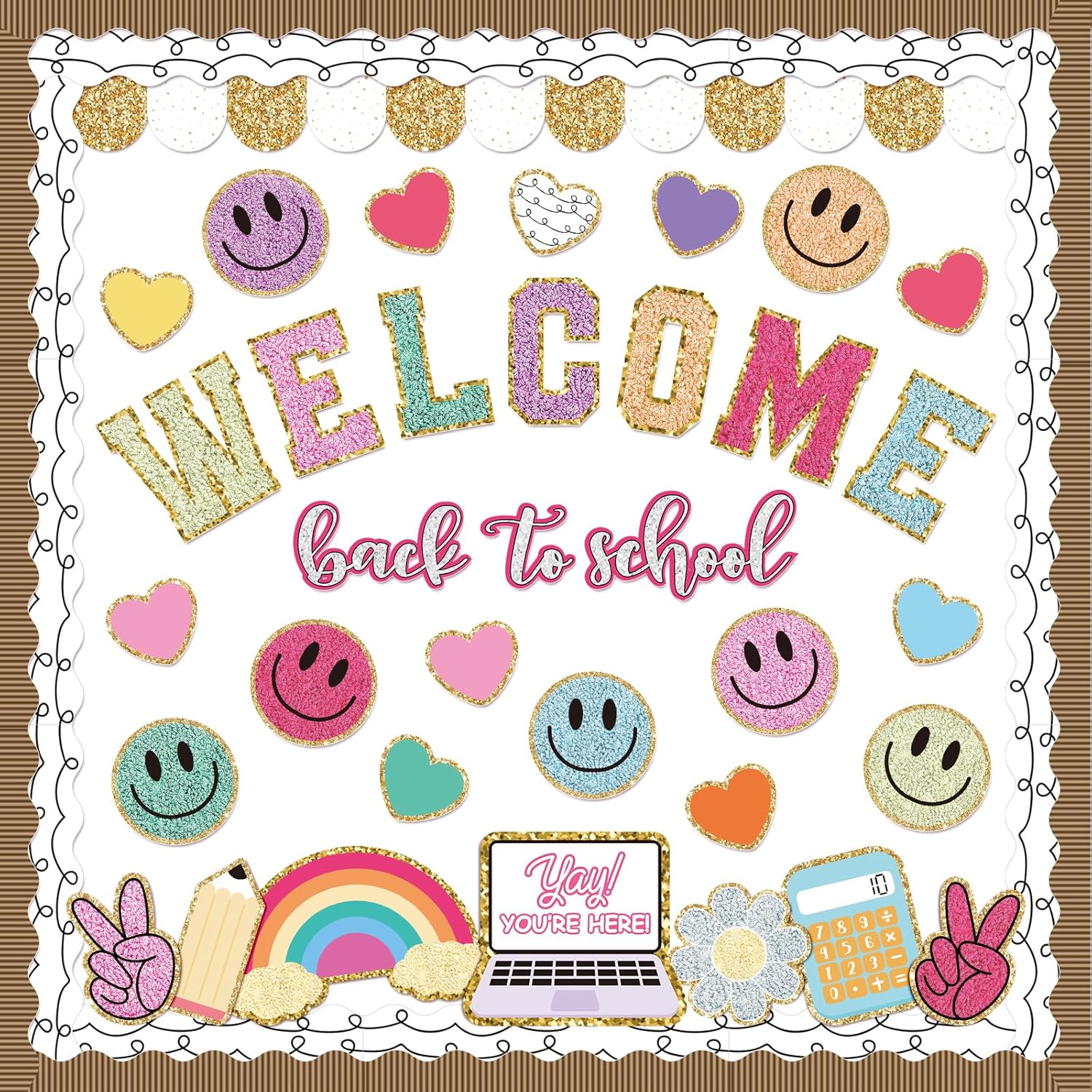 Amazon.com: JarThenaAMCS 110Pcs Welcome Back to School Bulletin Board ...