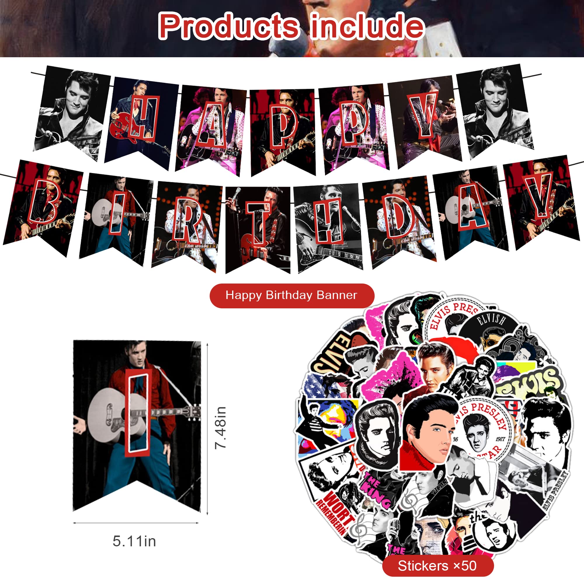 Elvis Birthday Party Supplies