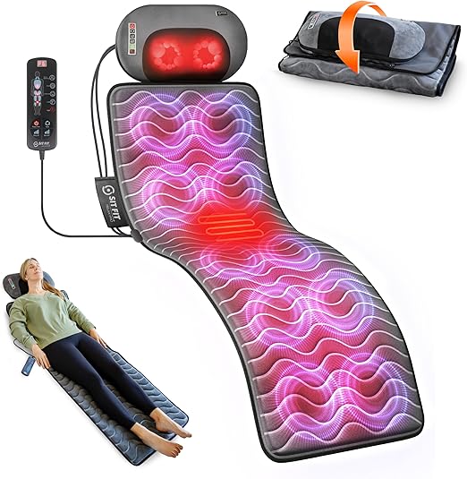 Amazon.com: Full Body Massage Mat, Vibrating Mattress Pad, Bed Massager ...