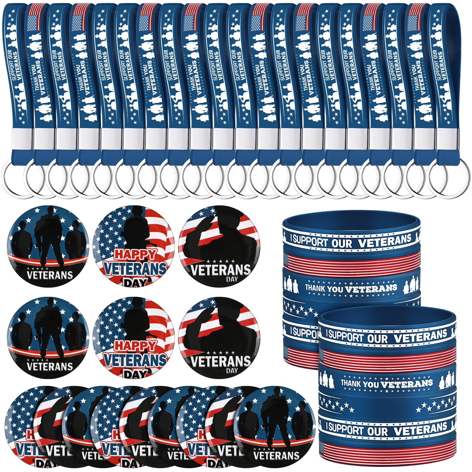 Snapklik.com : 144 Pcs Veterans Day Gifts Bulk Includes Veterans ...