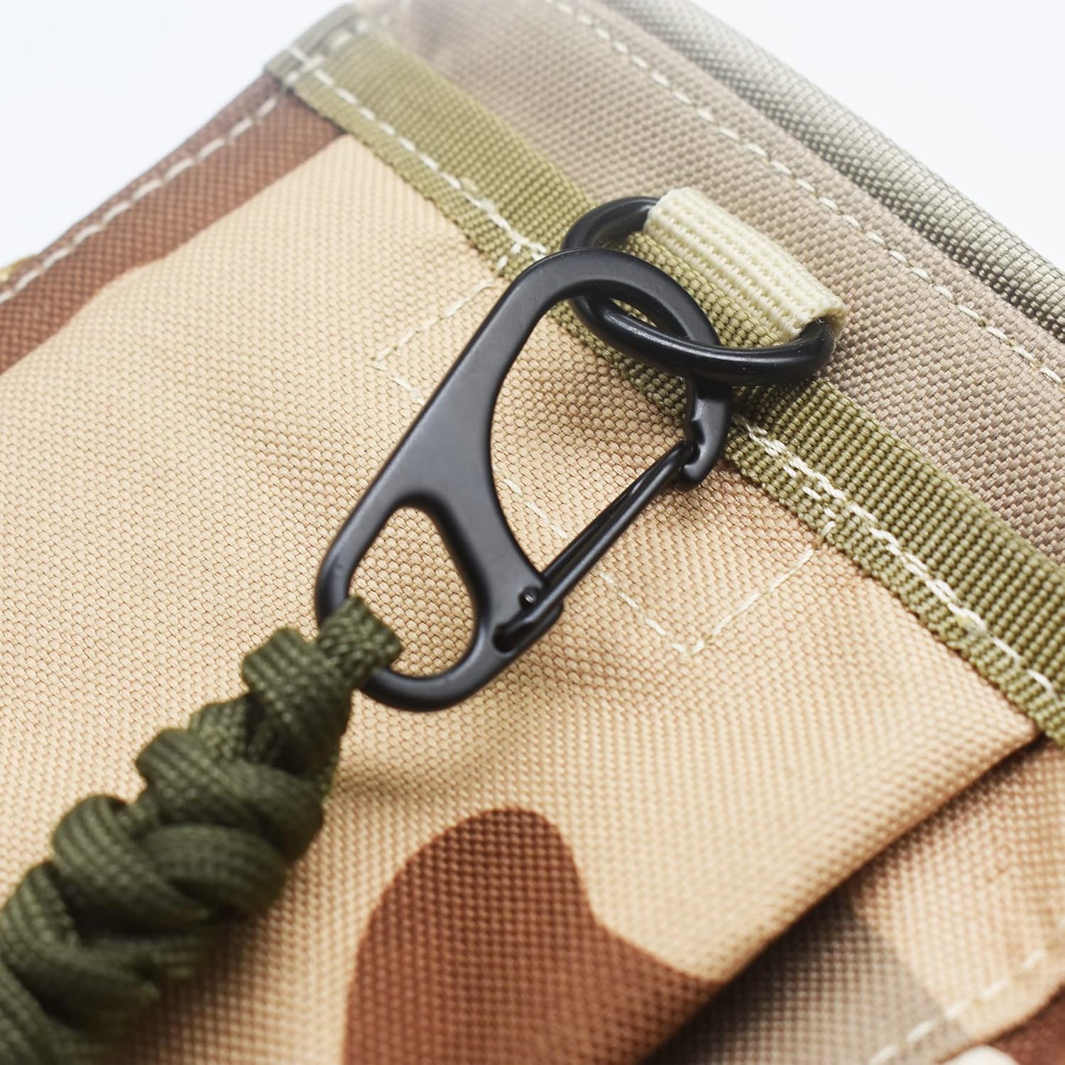 Buy Floyutin 1.8 inch Small Carabiner Clip with Fixed Eyelet Ended Snap ...