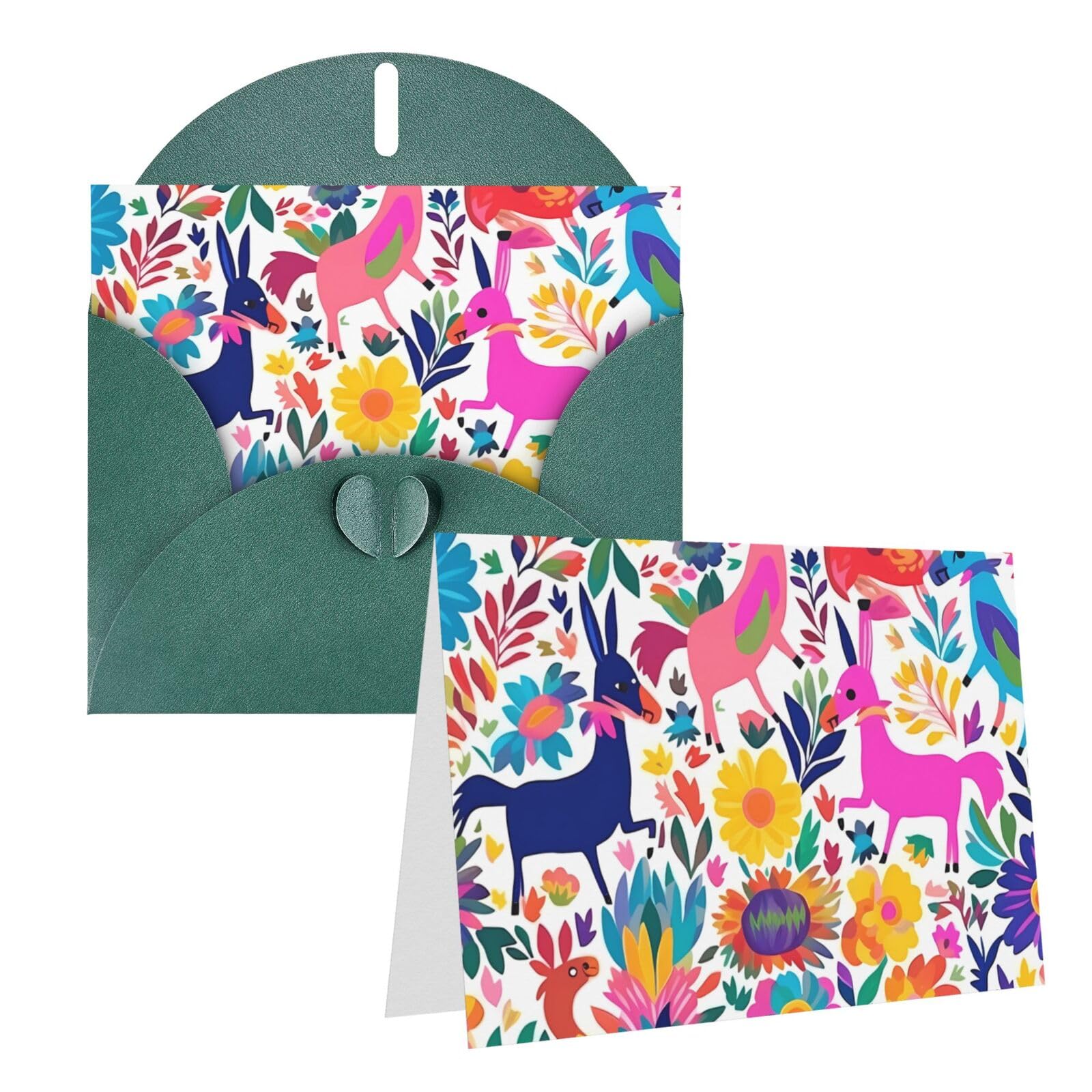 Mexican Otomi Style Birthday Card