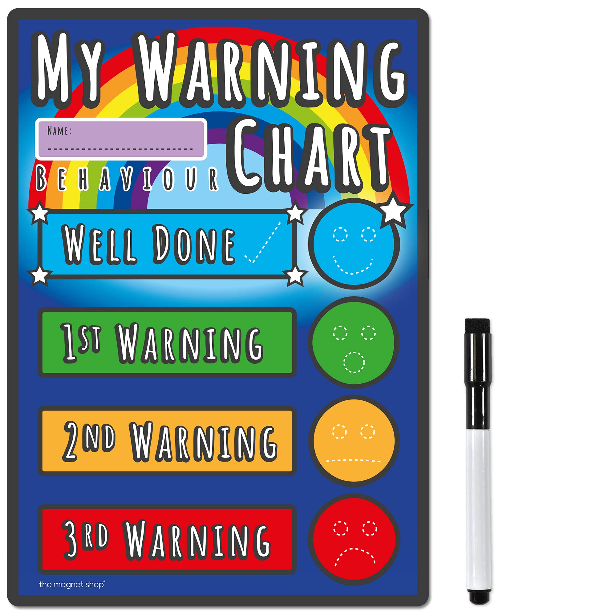 Buy TMS Behaviour Warning Chart and Reward Chart for Children - Dry ...