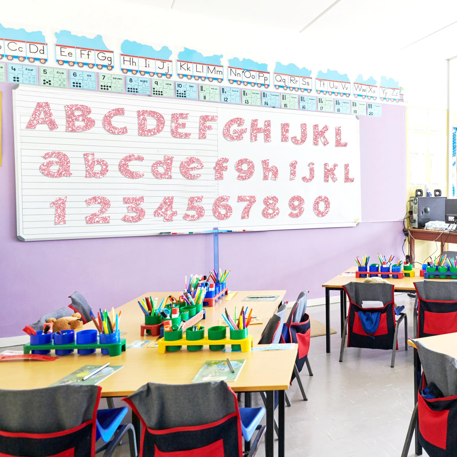 Snapklik.com : Colarr 216 Pcs Glitter Bulletin Board Letters For ...