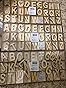 Amazon.com: Juvale 2-Inch Wooden Alphabet Letters for Arts and Crafts ...