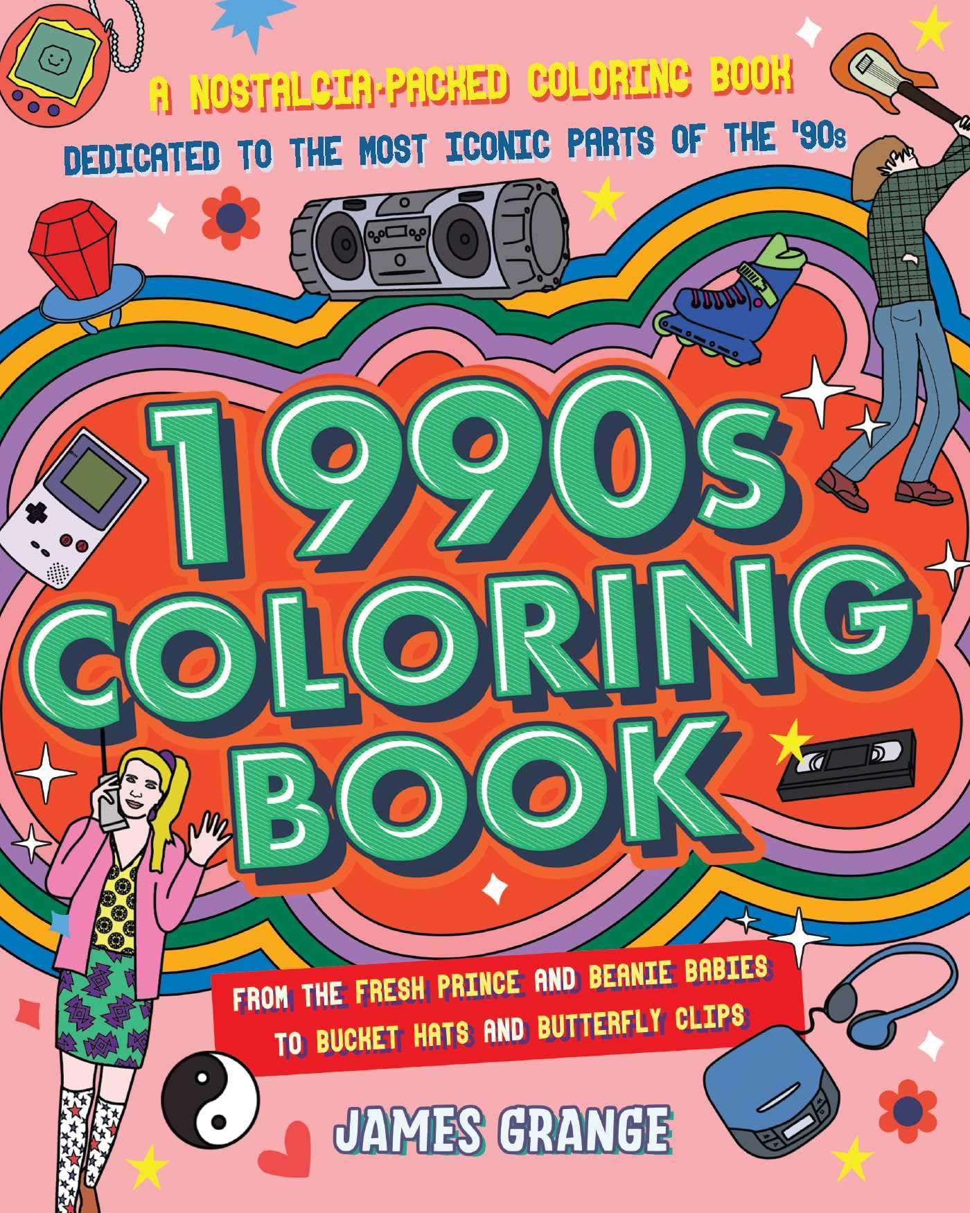 Amazon.com: The 1990s Coloring Book: A Nostalgia-Packed Coloring Book ...