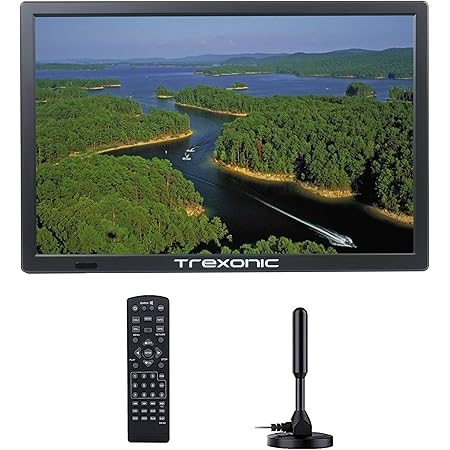 Amazon.com: Trexonic Portable Rechargeable 14 Inch LED TV with HDMI, SD ...