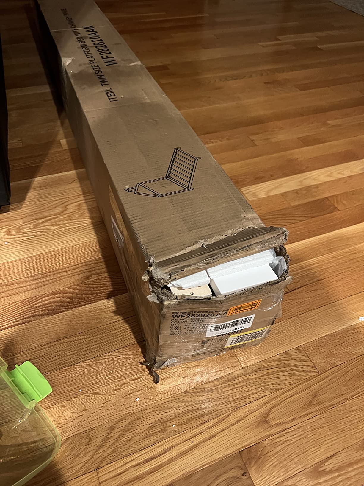 $11/mo - Finance Merax, Blue Upholstered Daybed/Sofa Frame/Wood Floor ...