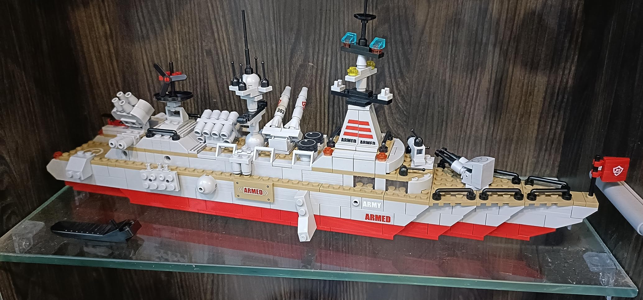 Sitodier Warship Cruiser Building Block Toy For Toddlers, Multi, 811 ...