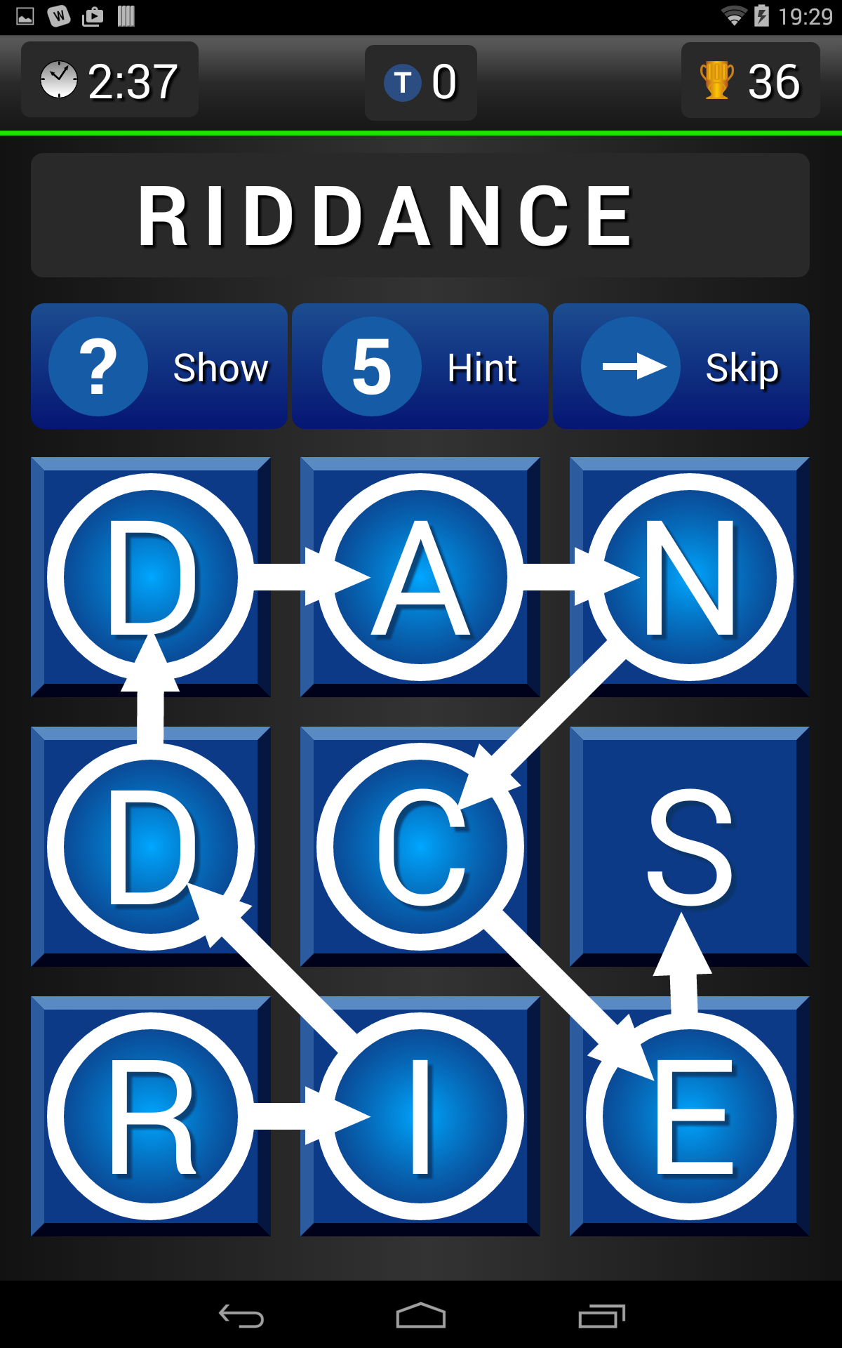 Trackword - the word grid game - App on the Amazon Appstore