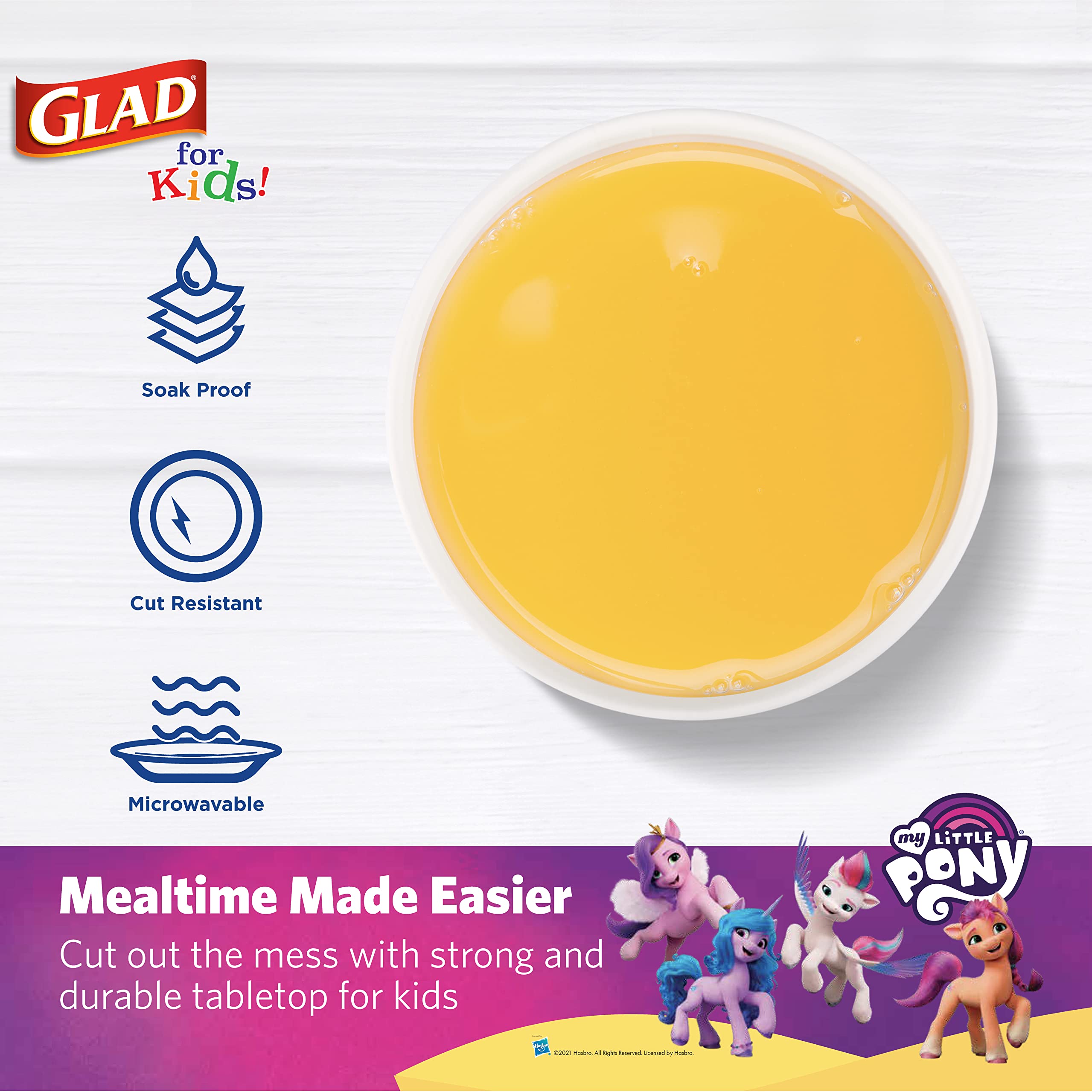 Snapklik.com : Glad For Kids My Little Pony Unicorn Drinking Cups - Striped