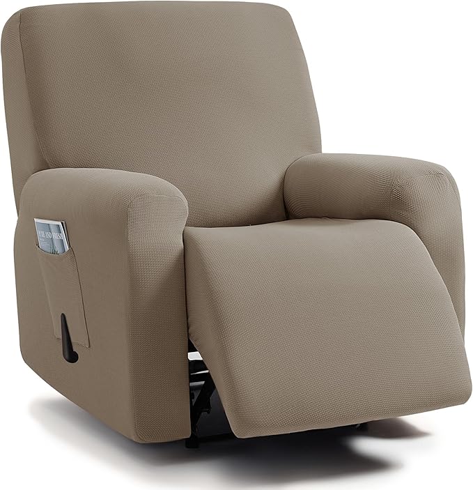 Amazon.com: ULTICOR Jacquard Design, 4-Piece, 1 Seat Recliner Cover ...