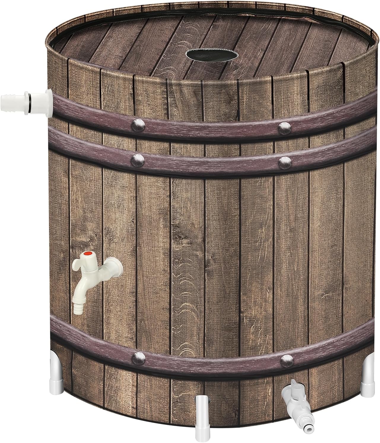Amazon.com : EMSCO Group Rescue 50 Gallon Whiskey Rain Barrel – Brown ...