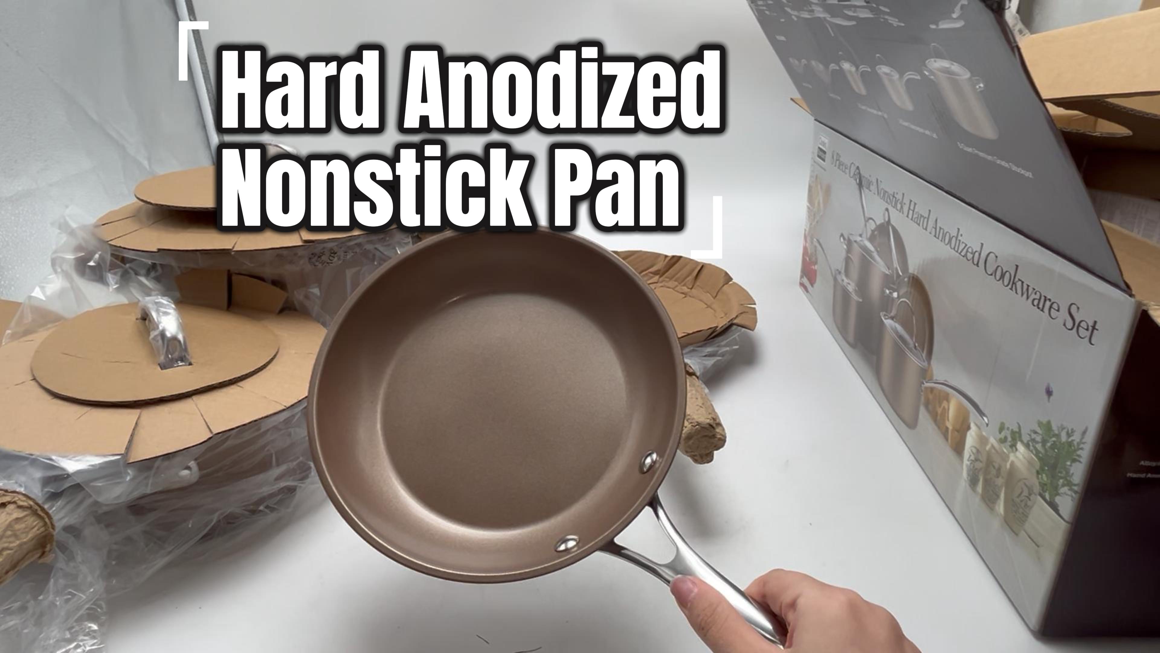 Watch Cooks Standard Frying Pan Hard Anodized Ceramic Nonstick on ...