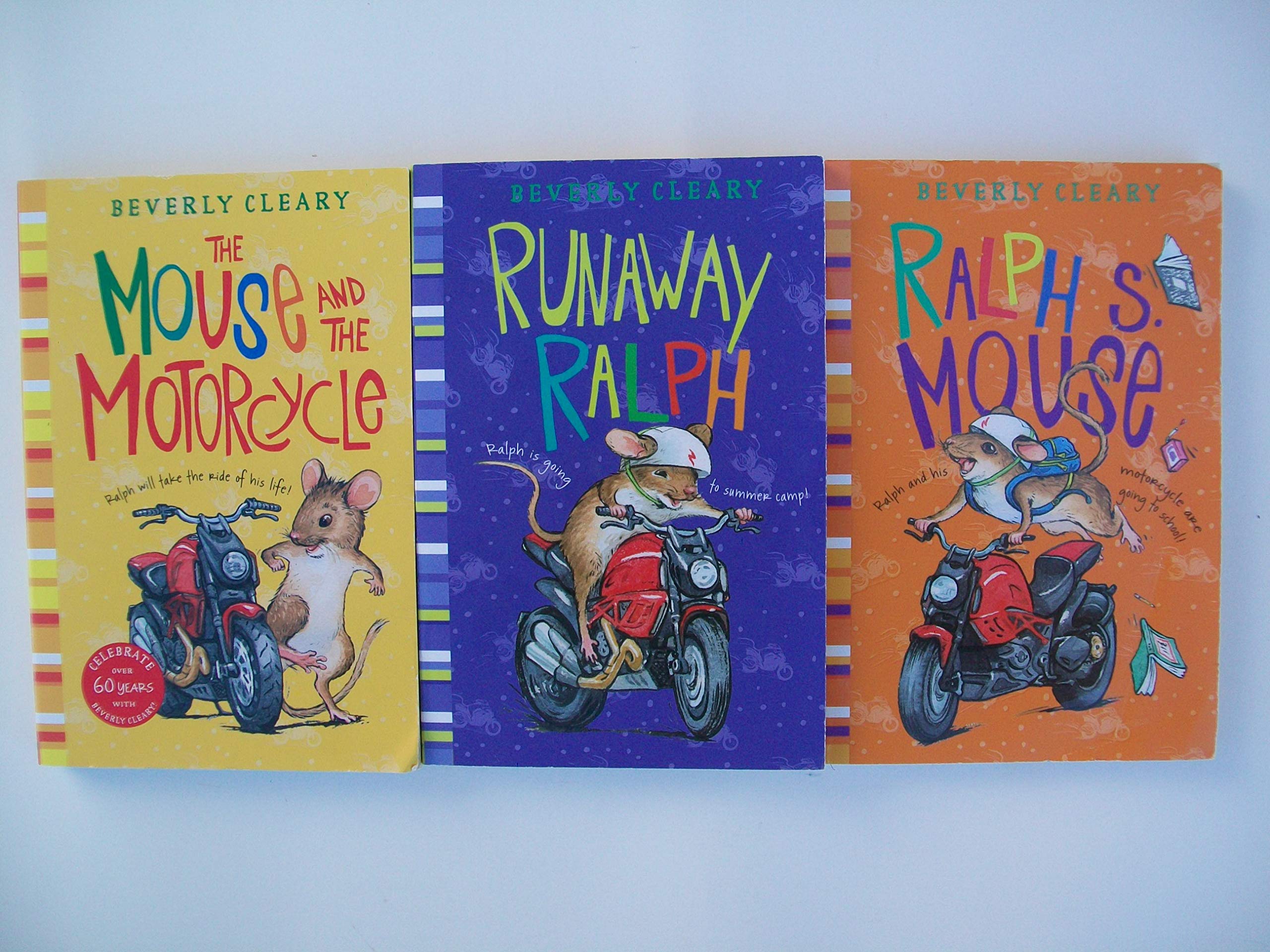 Ralph Mouse Complete Series (Set of 3) Mouse and the Motorcycle ...