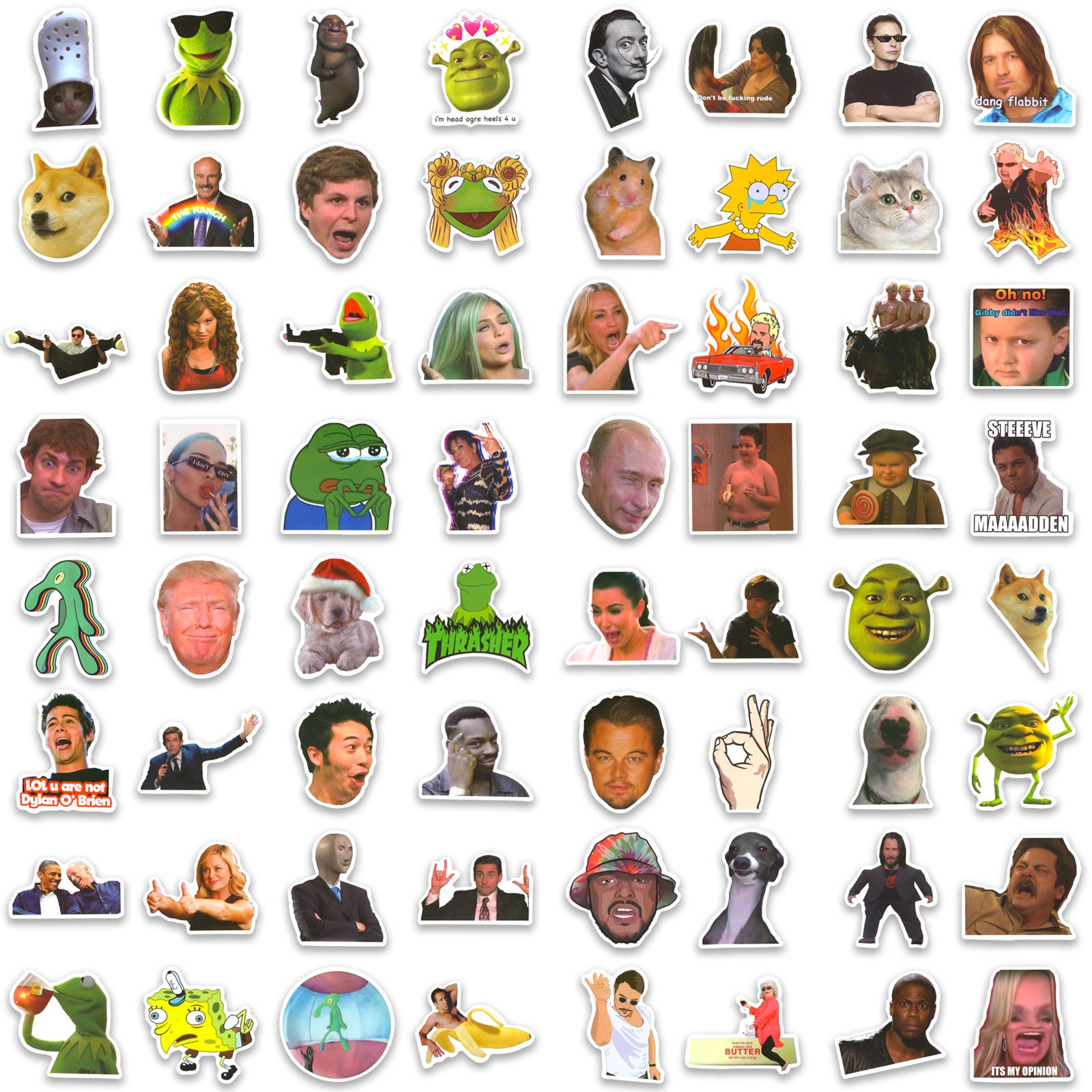 Buy 150pcs Meme Stickers for Laptop, Funny Meme Vine Stickers Pack for ...