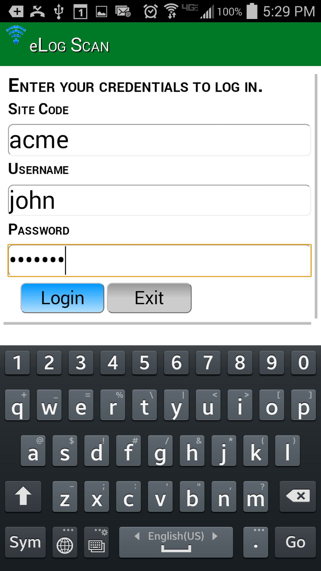 eLog Scan - App on Amazon Appstore