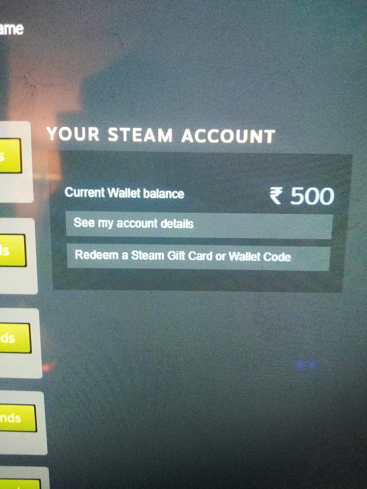 INR 500 Steam Gift Card - ( Steam Wallet Digital Code Only) : Amazon.in ...
