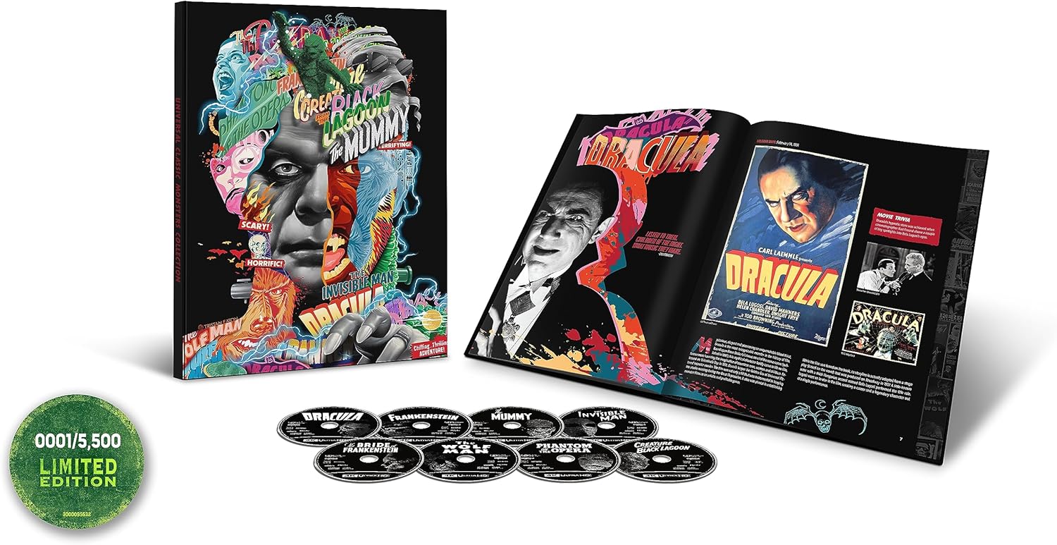 Universal Classic Monsters Limited Edition Collection - 4K Ultra HD ...