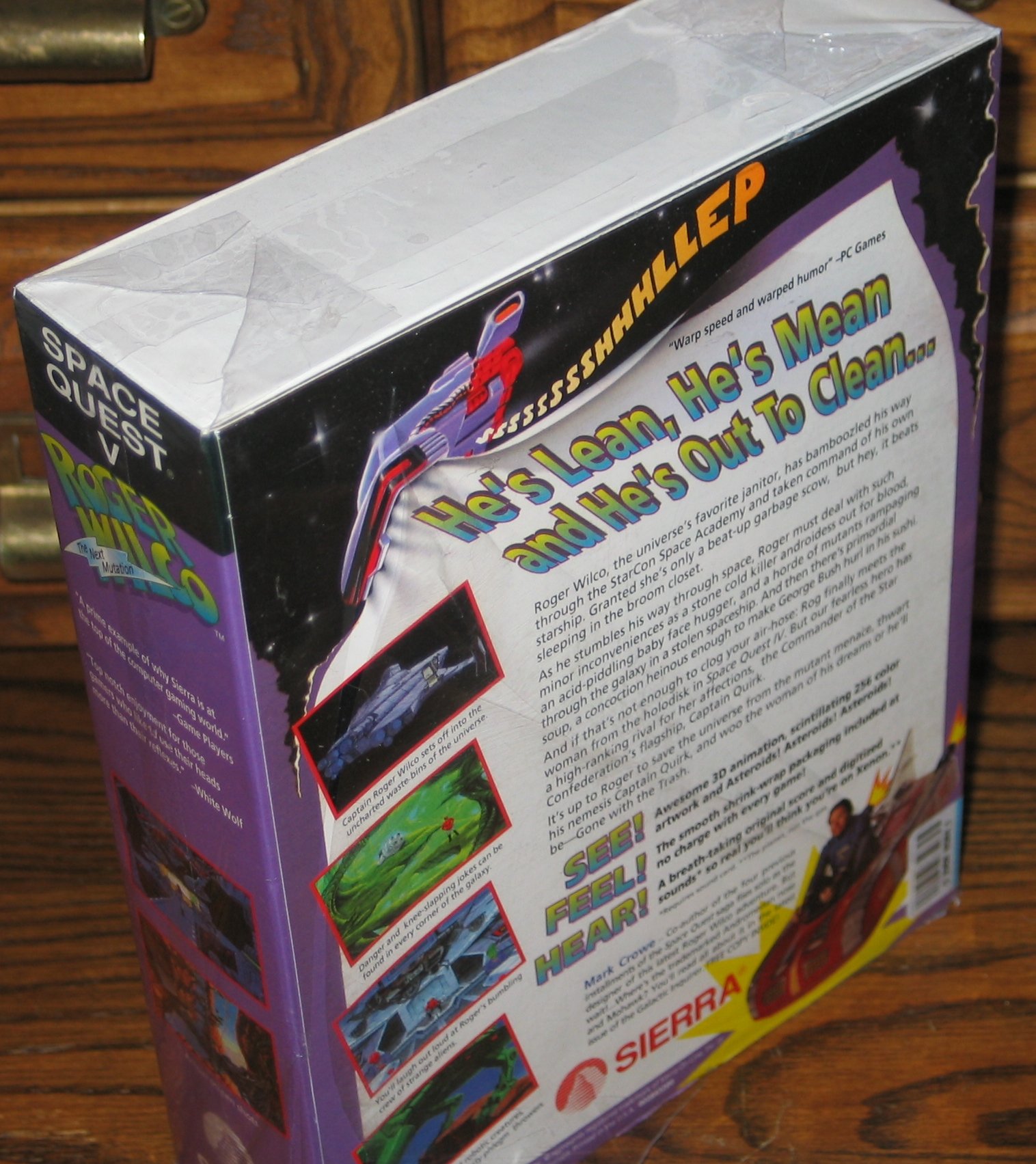 Space Quest V: Roger Wilco - The Next Mutation - Sierra PC MS-DOS BIG ...