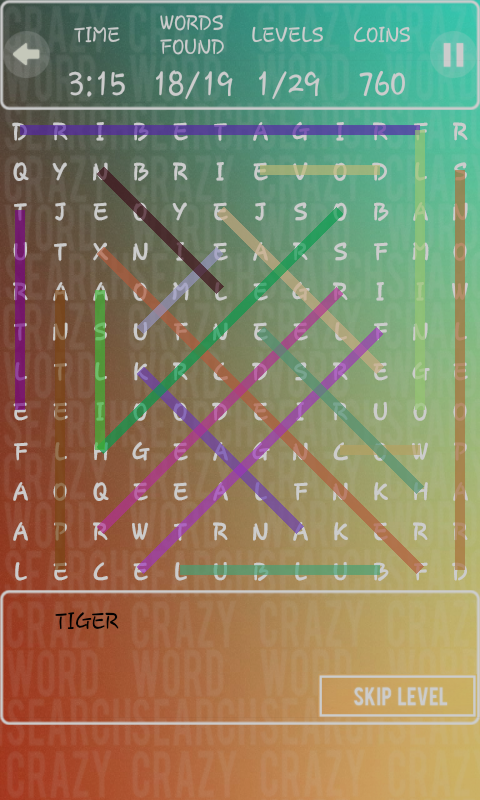 Crazy Word Search - App on Amazon Appstore