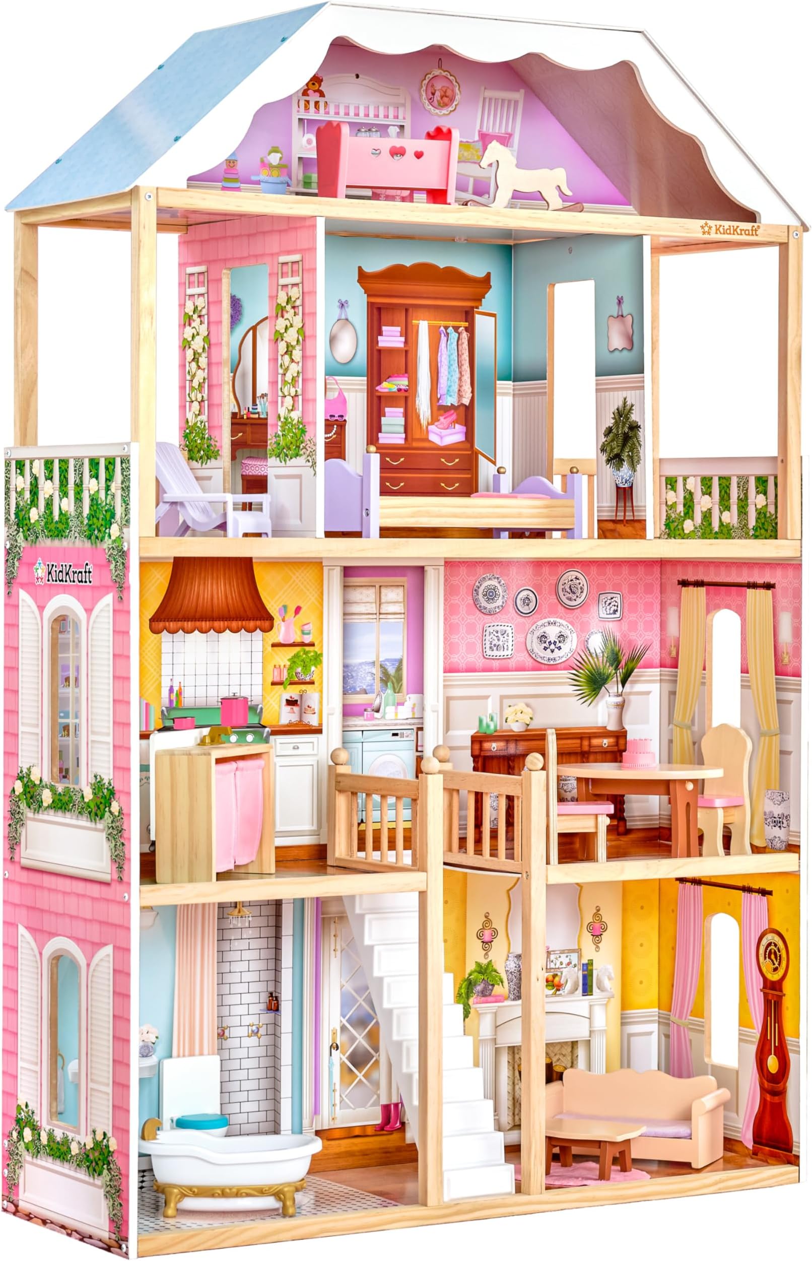 The Greenleaf Fairfield Dollhouse Kit : Amazon.com.au: Toys & Games