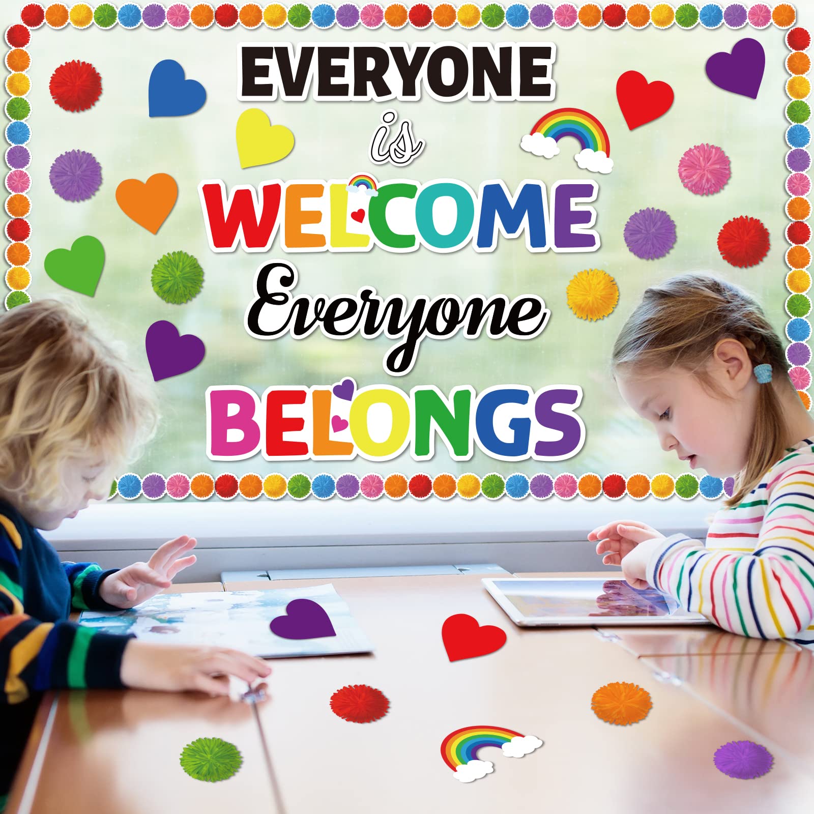 Snapklik.com : Classroom Bulletin Board Decoration Set Welcome Banner ...