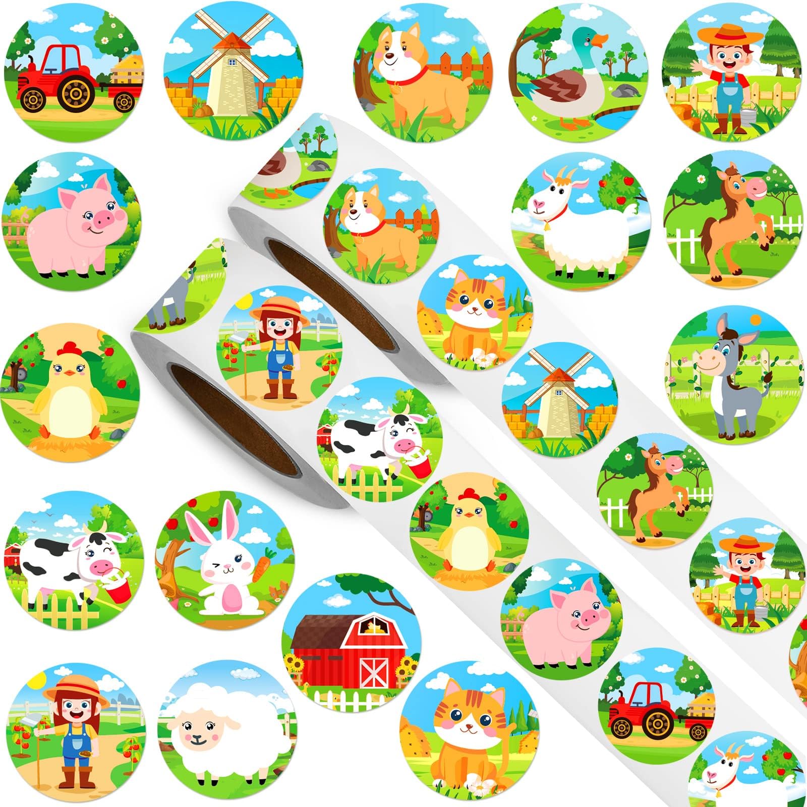 Amazon.com : 200 Farm to School Stickers | Eat Local Stickers | 2 ...