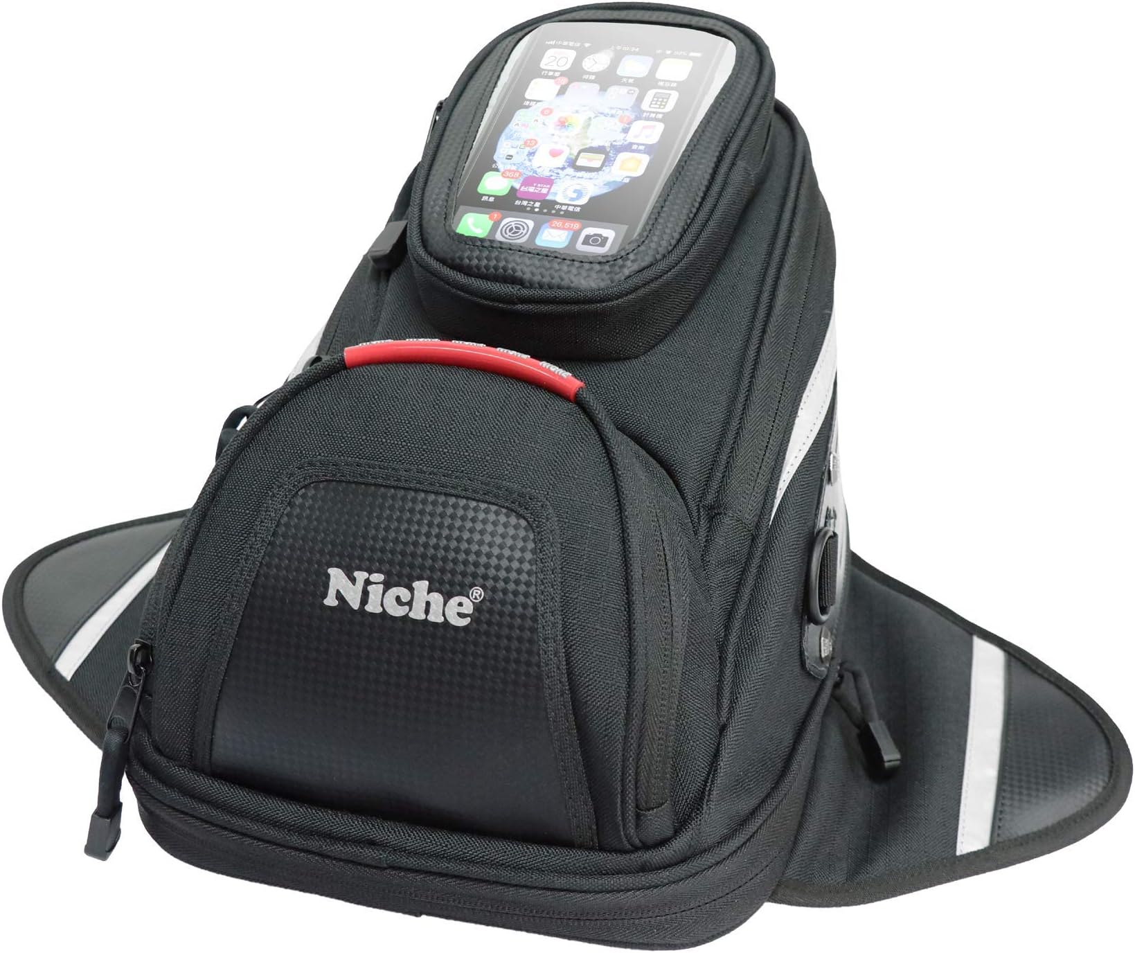 Amazon.com: Niche Motorcycle Tank Bag Magnetic – Waterproof Saddle Bag ...