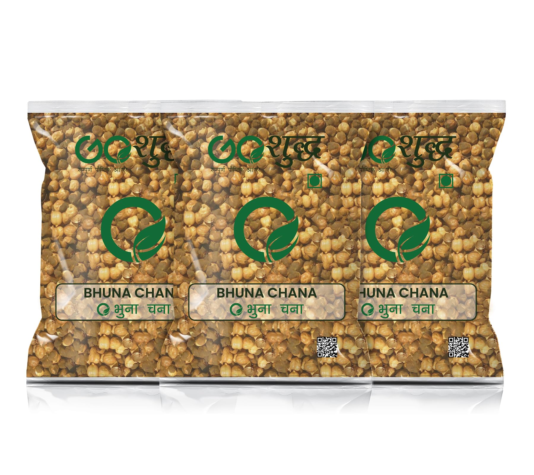 Goshudh Bhuna Chana (Roasted Chana)- 500g Each (Pack of 3) 1500g ...