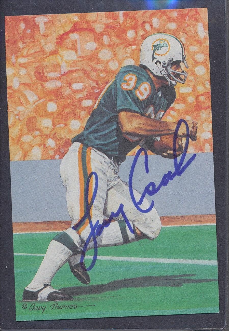 Larry Csonka Signed 1993 Goal Line Art Card Autograph Auto AC80423 ...