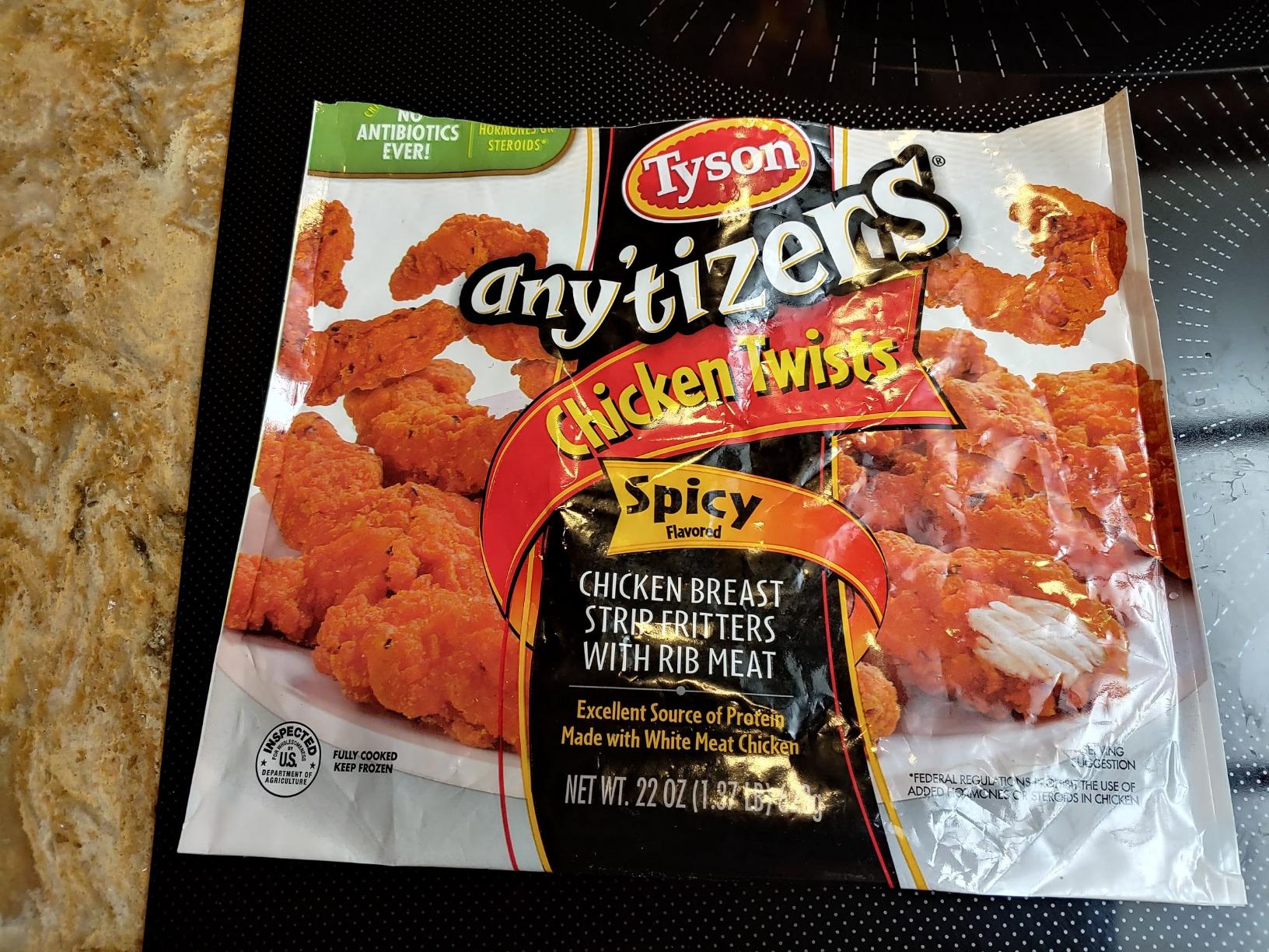 Amazon.com: Tyson Any'tizers Spicy Chicken Twists, 22 oz. (Frozen ...