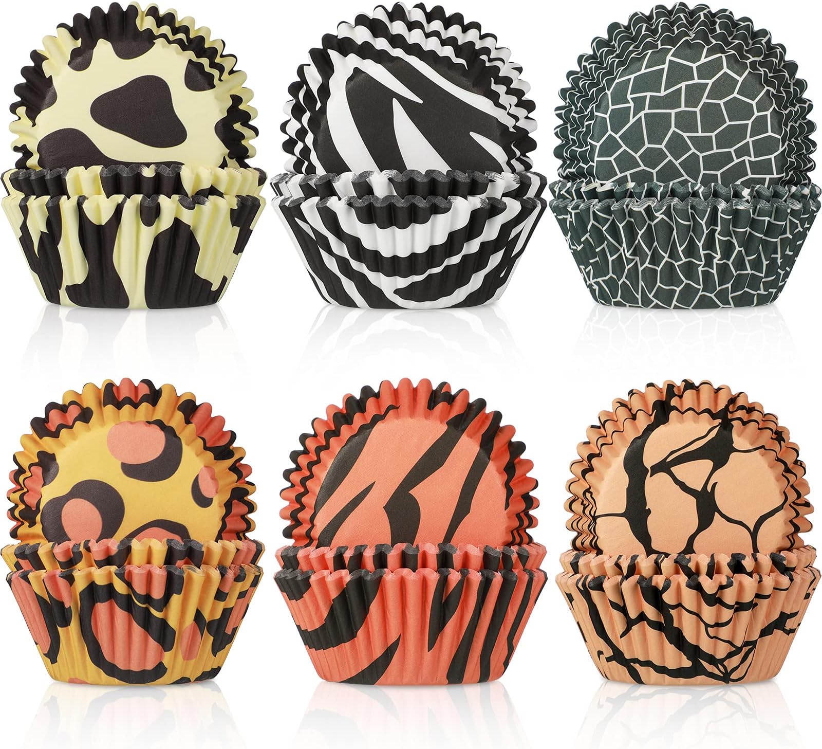 Amazon.com: Oh That Cupcake Tiger King of the Jungle Cupcake Wrappers ...