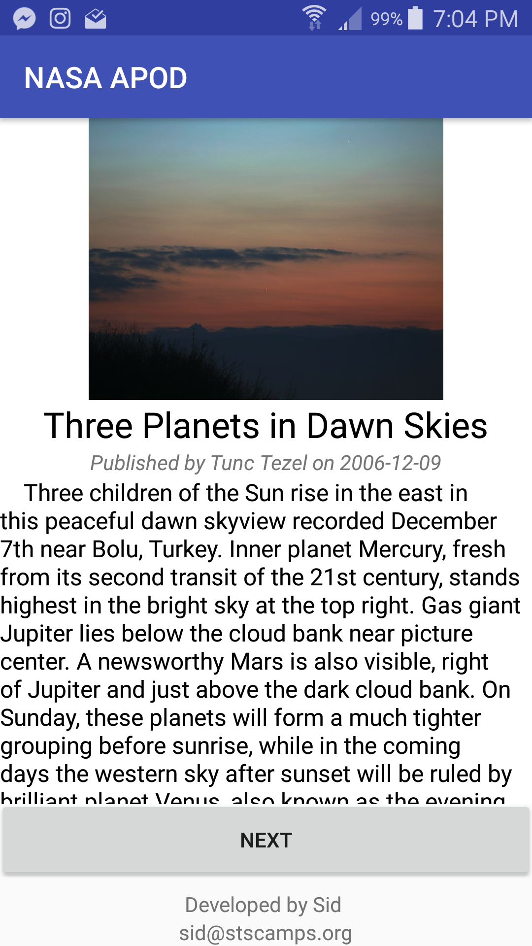 NASA APOD:Amazon.com:Appstore for Android