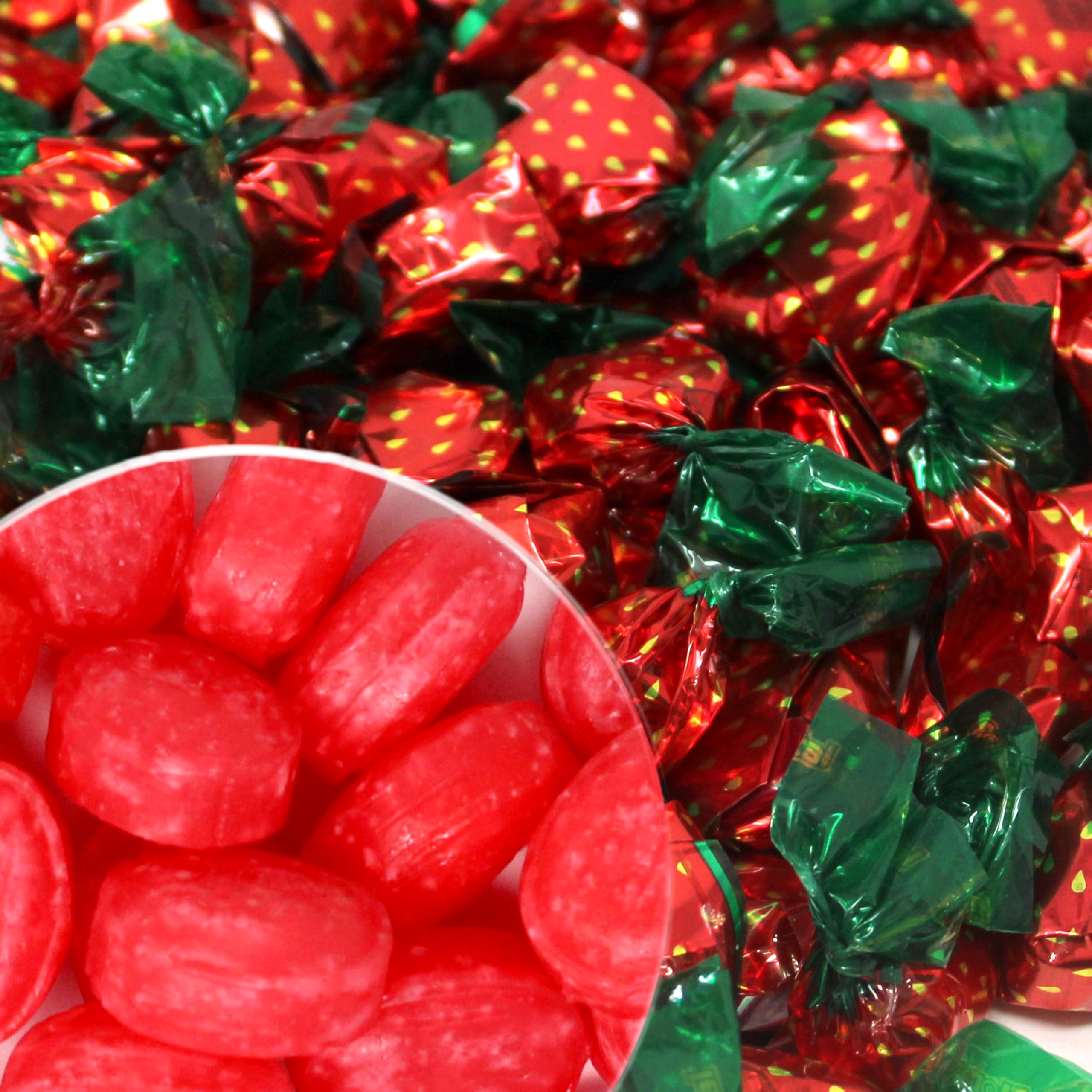 Amazon.com : Strawberry Sachet Bon Bons Hard Candy – 1 Bag with 90 ...