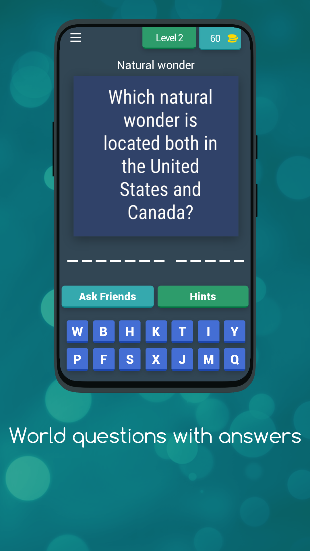 World questions with answers - App on Amazon Appstore