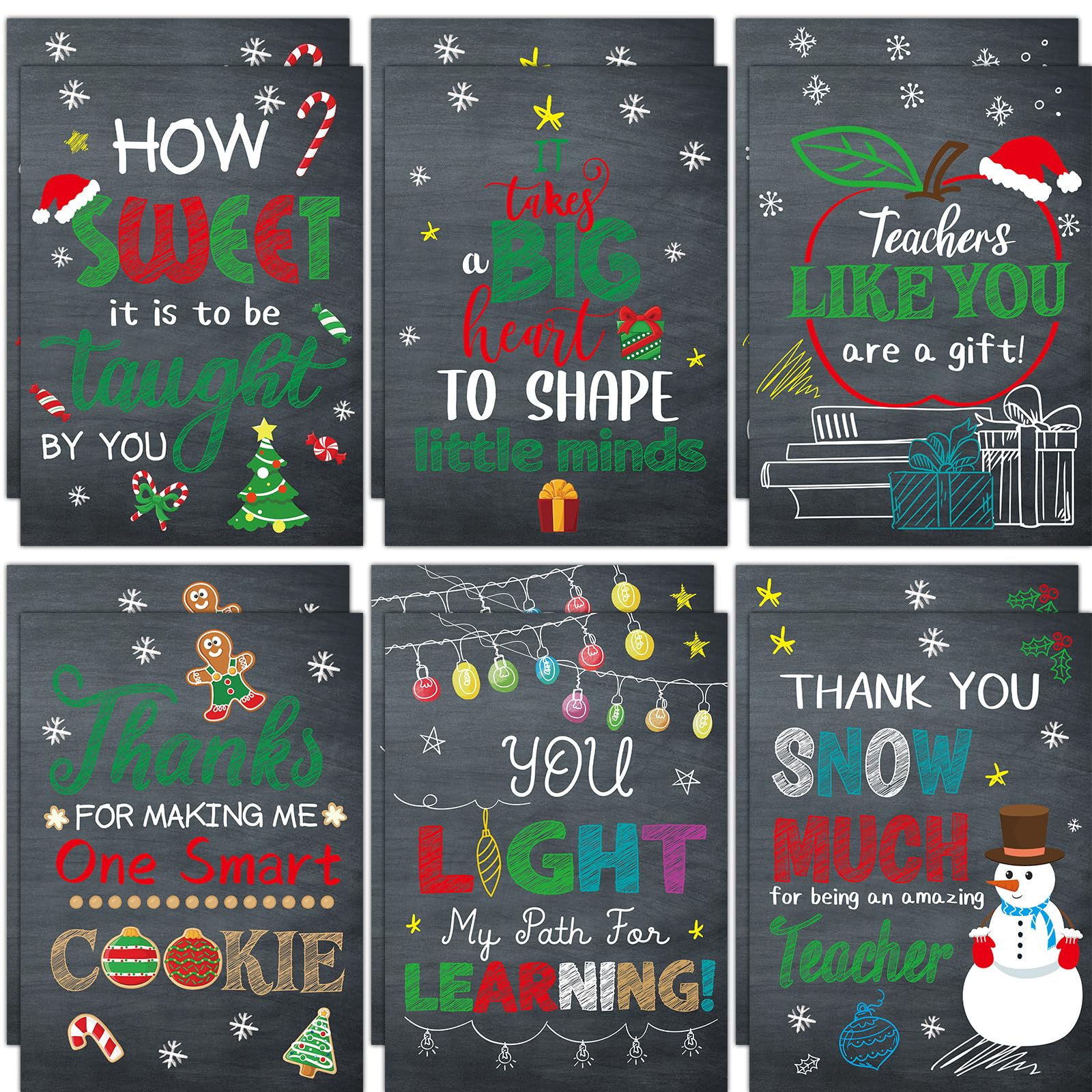 Winter Themed Thank You Cards For Teachers Teachers, Are You Ready