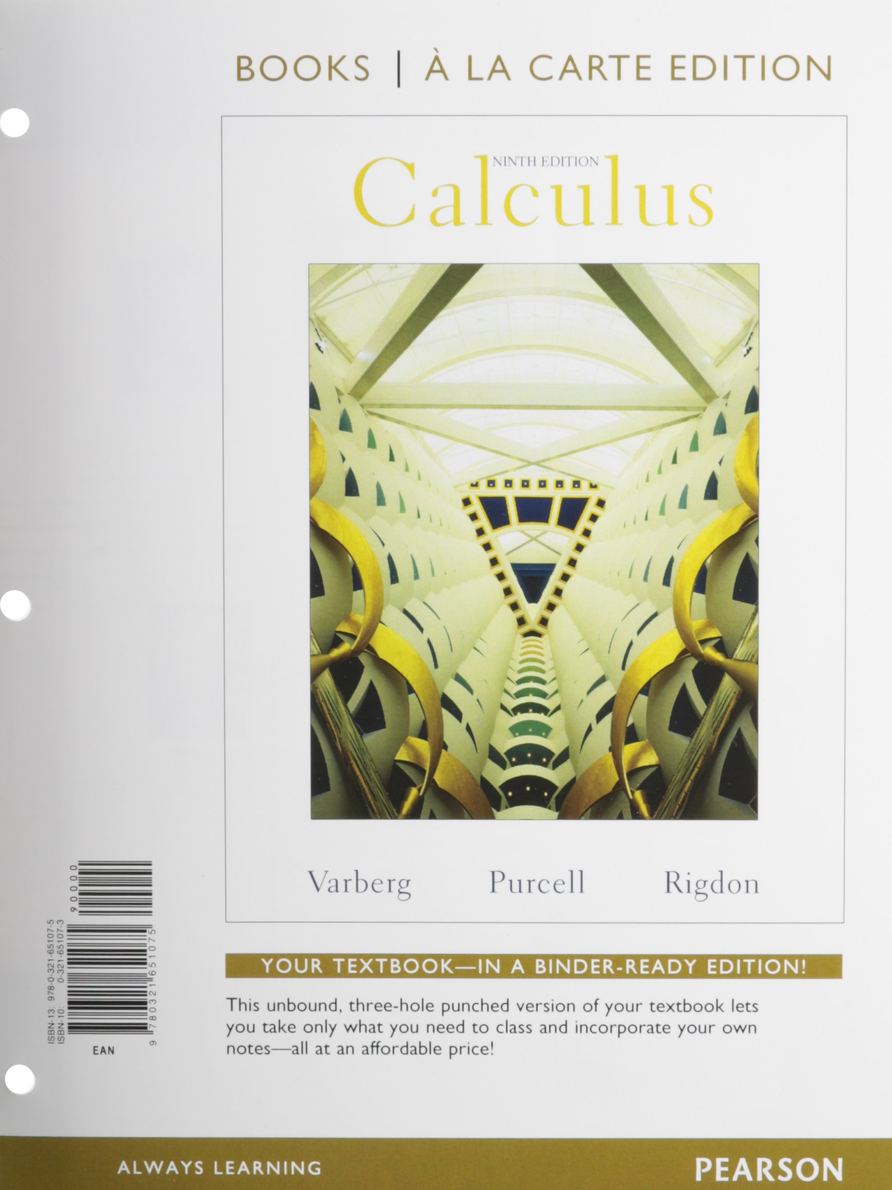 Calculus, Books a la Carte Edition: Varberg, Dale, Purcell, Edwin ...