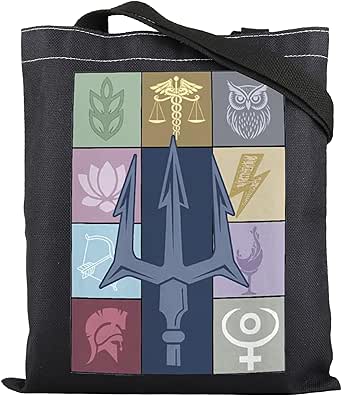 Amazon.com: ENSIANTH Movie Inspired Tote Bag PJO Movie Fan Gift Greek ...