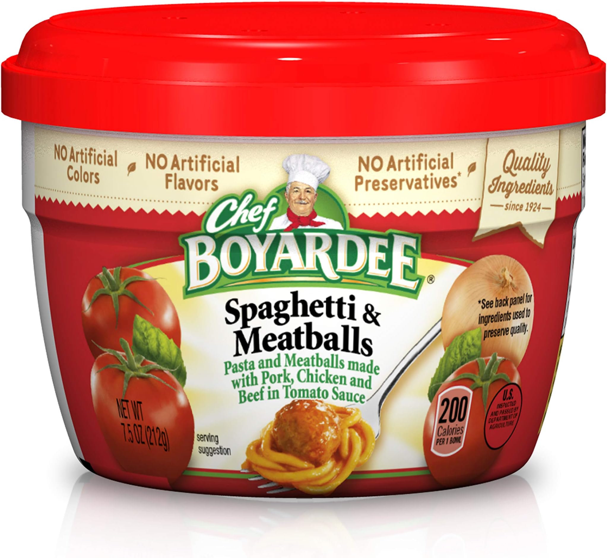 Amazon.com: Chef Boyardee Beefaroni, Microwave Meal, 7.5 oz. 4-Count
