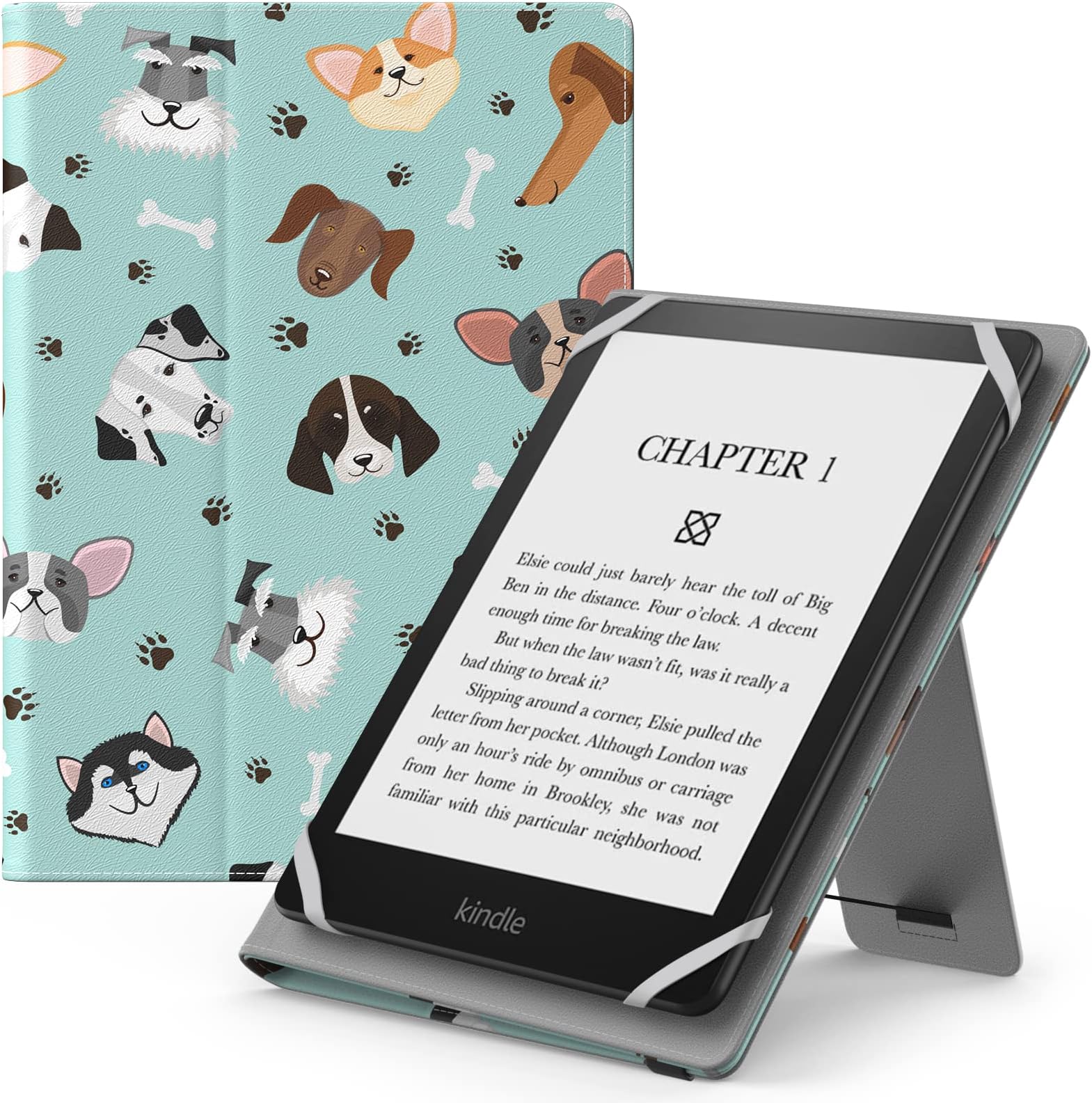 7inch Tablet Case - Universal PU Leather Stand Folio Case Cover for All ...