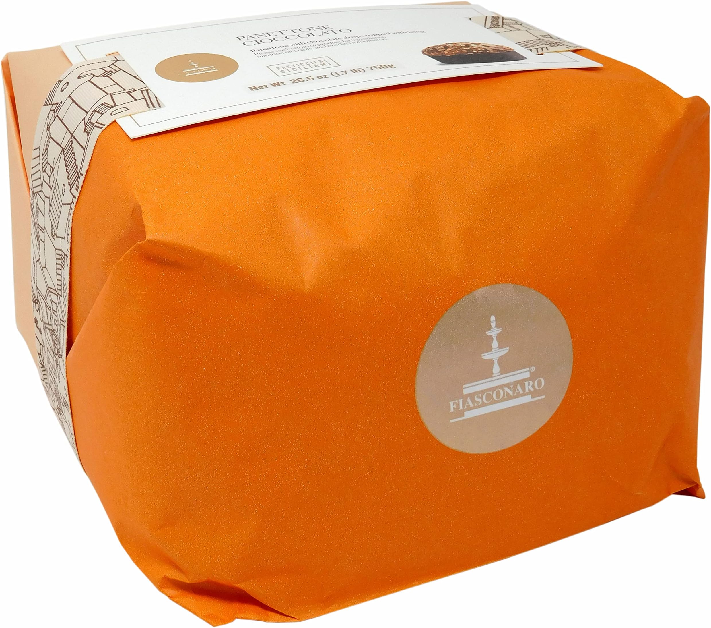 Amazon.com: Fiasconaro Pandoro Panettone Traditional Italian Holiday ...