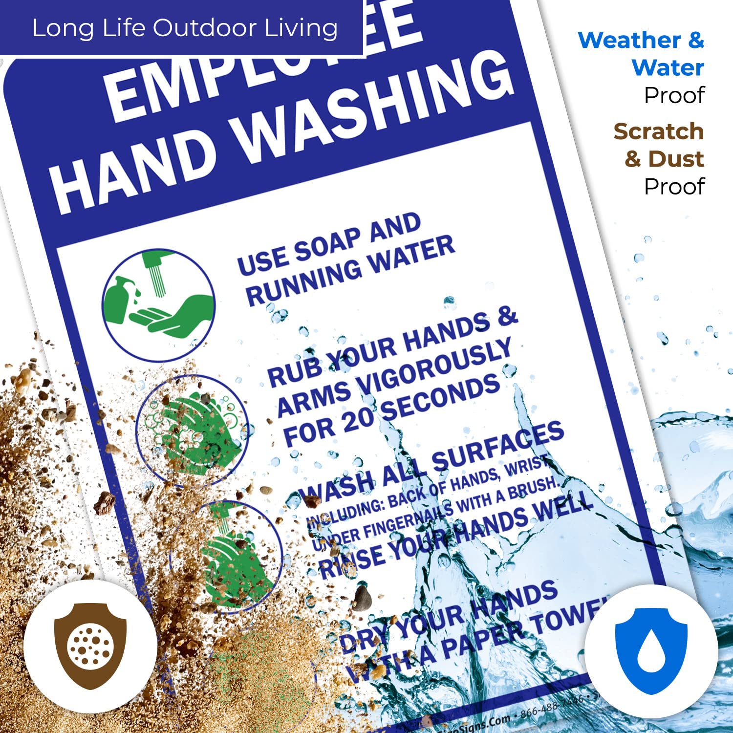 Proper Hand Washing Flyer Large