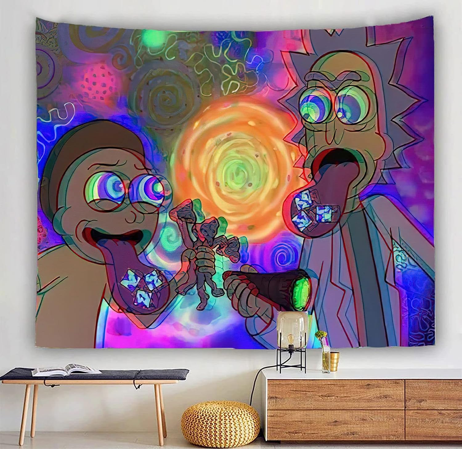 Amazon.com: Rsefly Anime Tapestry Wall Hanging Tapestry for Bedroom ...