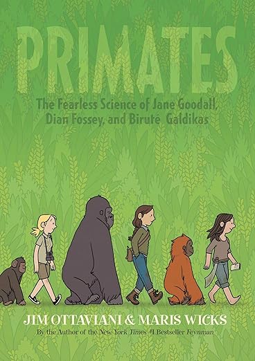 Amazon.com: Primates: The Fearless Science of Jane Goodall, Dian Fossey ...