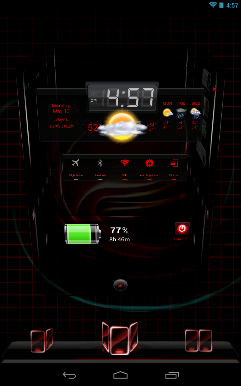 Next Launcher 3D Red Swirl HD - App on Amazon Appstore