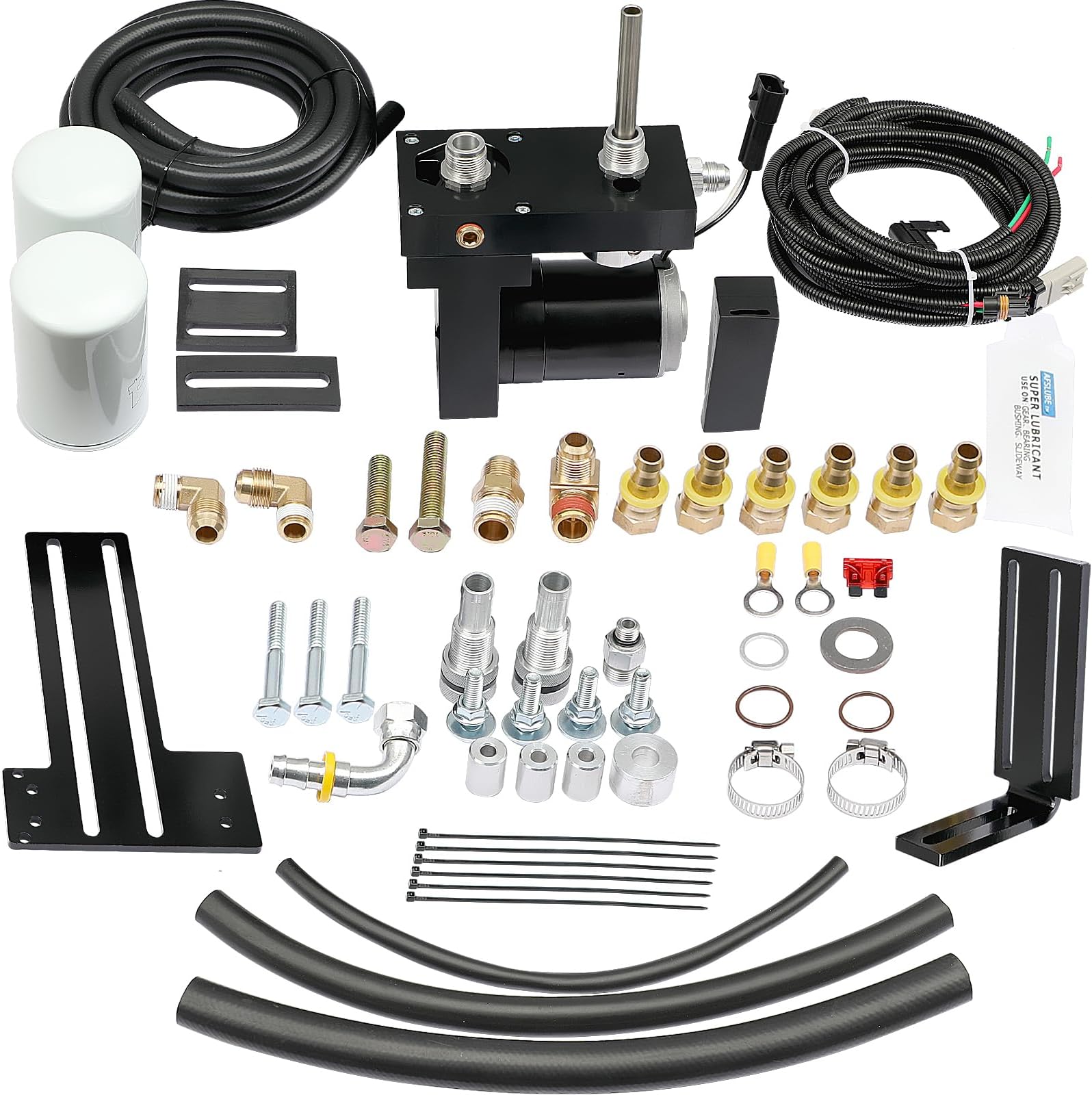 Amazon.com: 165GPH Diesel Fuel Lift Pump System Compatible with 2005 ...