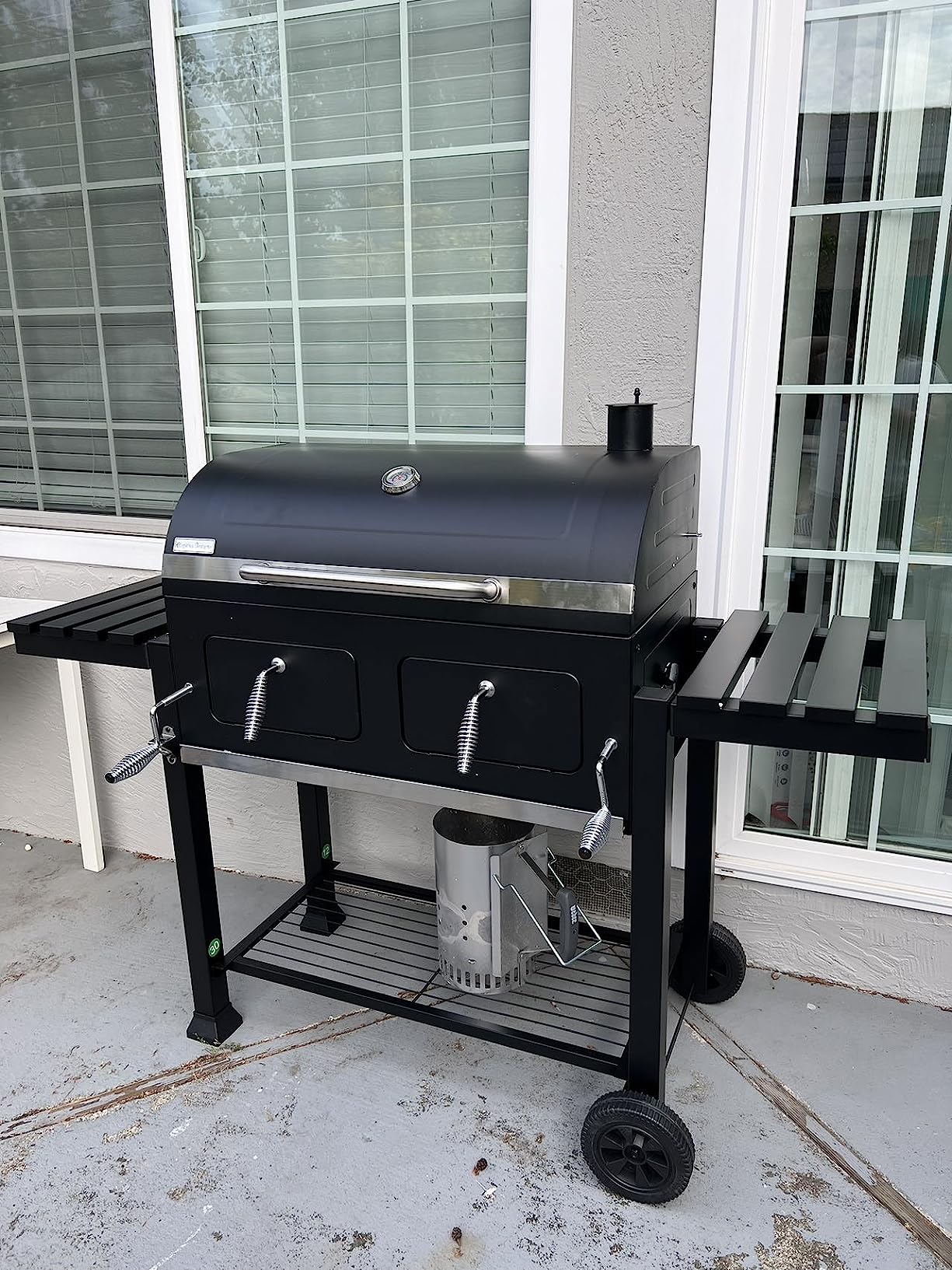 $26/mo - Finance Captiva Designs Extra Large Charcoal BBQ Grill with ...